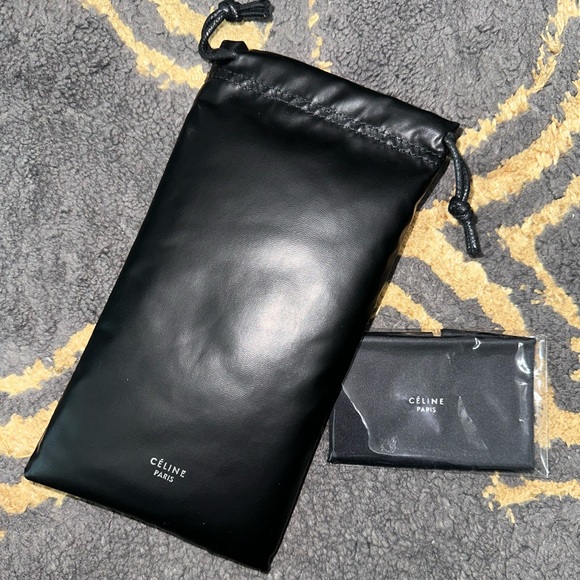 Celine | Accessories | Celine Drawstring Sunglass Case | Poshmark